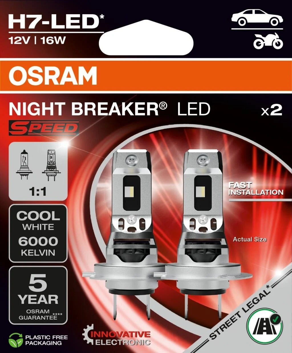 OSRAM NIGHT BREAKER LED SPEED H7 64210SP2-2HB – SBPARTZ